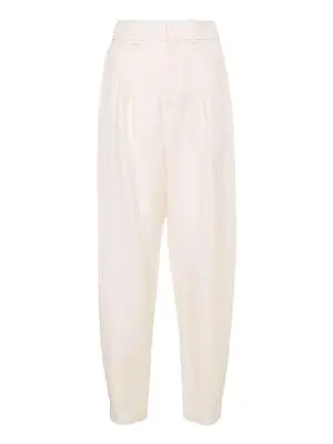 Ralph Lauren High-waisted Tapered Trousers - Neutrals