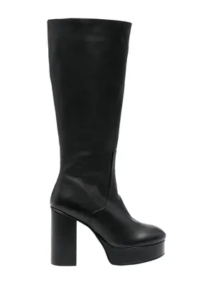 ALOHAS Joanna 115mm Leather Boots - Black