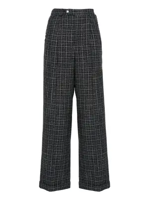 A.p.c. Melissa Plaid Trousers - Blue