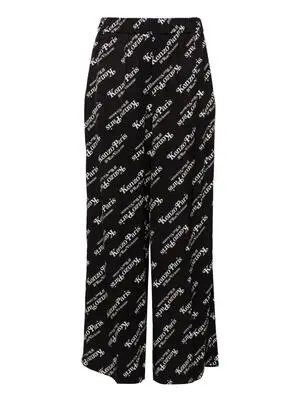 KENZO Logo-Print Pajama Pants