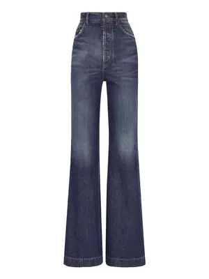 Dolce & Gabbana High-rise Flared Jeans - Blue