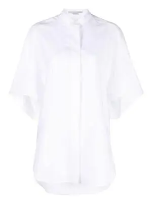 Stella McCartney Linen-blend Tunic Shirt - White