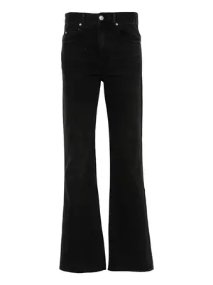 Isabel Marant Belvira High-rise Bootcut Jeans - Black