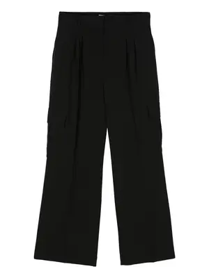 HERSKIND Louise Mid-waist Straight-leg Trousers - Black