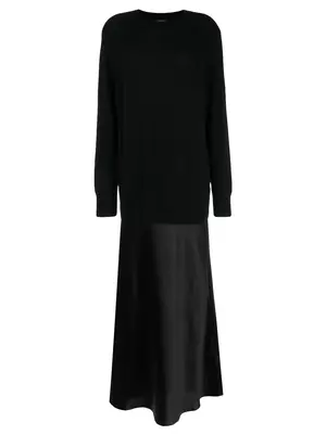 CHRISTOPHER ESBER Christopher Esber Monument Layered Cashmere Dress