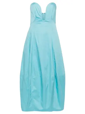 Cult Gaia Chiara Flared Maxi Dress - Blue