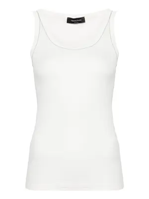 FABIANA FILIPPI Fabiana Filippi Chain-Detailed Ribbed Tank Top