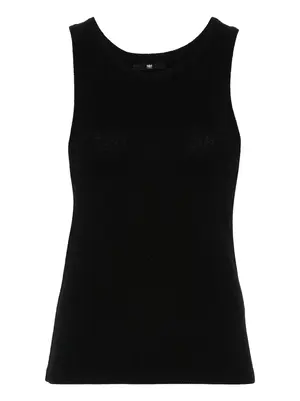 Max & Moi Debardeur Sleeveless Top - Black