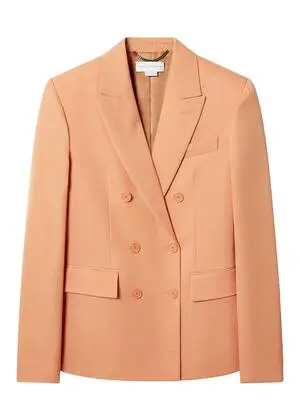 Stella McCartney Double-breasted Blazer - Papaya