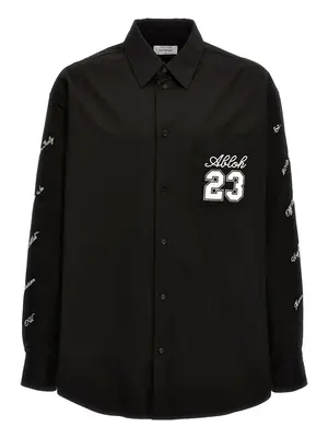 Off-White 23 Heavycot Cotton Overshirt - Black