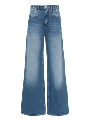 Isabel Marant Étoile Lemony Wide-leg Jeans - Blue