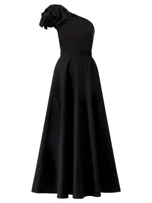 Giambattista Valli One-shoulder Maxi Dress - Black