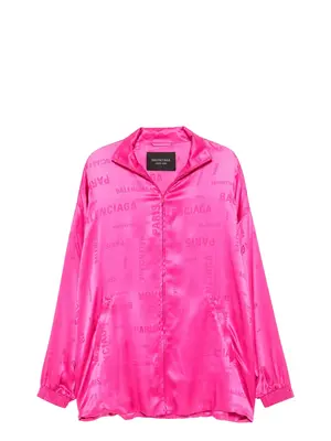 Balenciaga Logo-jacquard Sweatshirt - Pink