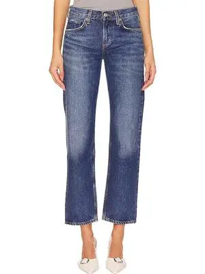 AGOLDE Amber Low Rise Straight Jeans - Milestone