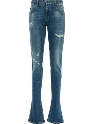 Dolce & Gabbana High-rise Flared Jeans - Blue