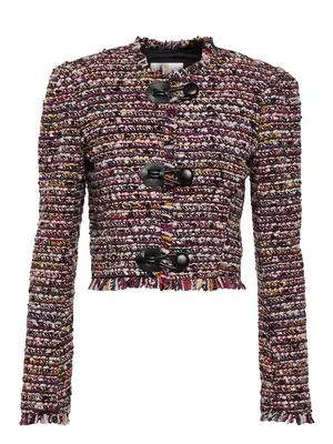 Isabel Marant Gradilia Cropped Jacket - Purple