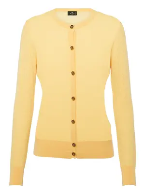 Etro Wool Cardigan - Yellow