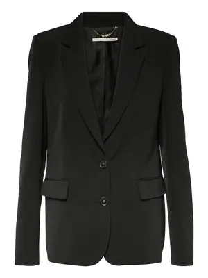 Stella McCartney Single-breasted Wool-blend Blazer - Black