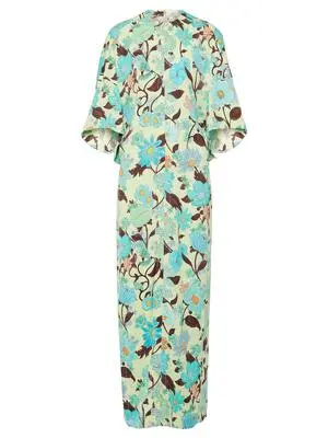 Stella McCartney Caped Maxi Dress - Multicoloured