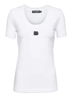 Dolce & Gabbana Logo Jersey T-shirt - White