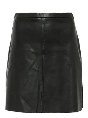 STOULS Lucie Leather Skirt