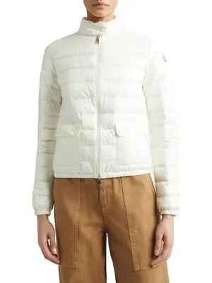 Moncler Lans Down Jacket - Silk White