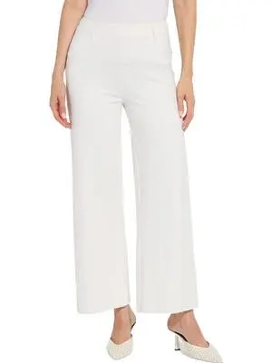 Lyssé Essentials Erin High-waist Ponte Pants - Chalk