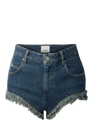 Isabel Marant Eneidao Denim Shorts - Blue