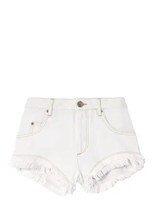 Isabel Marant Eneidao Denim Shorts - White