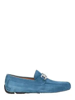 FERRAGAMO Loafers In Calfskin - Blue