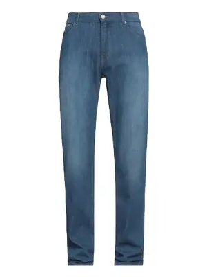 TRUSSARDI Straight-leg Cotton Jeans - Blue
