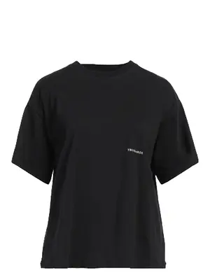 TRUSSARDI TRUSSARDI Logo-Print T-Shirt Black