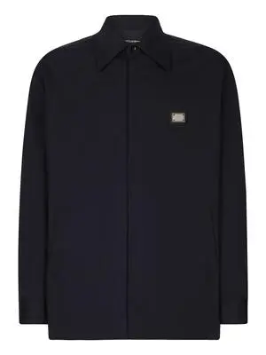 Dolce & Gabbana Technical Fabric Shirt With Tag - Blue