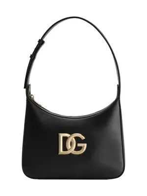 Dolce & Gabbana 3.5 Shoulder Bag With Dg Logo - Black