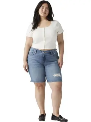 LEVI'S Mid-length Denim Shorts - What Are We
