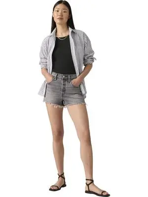 LEVI'S 501 Original High Rise Denim Shorts - Hit The Road Bb