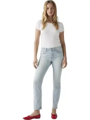 LEVI'S Classic Straight Fit Jeans - Indigo Destructed