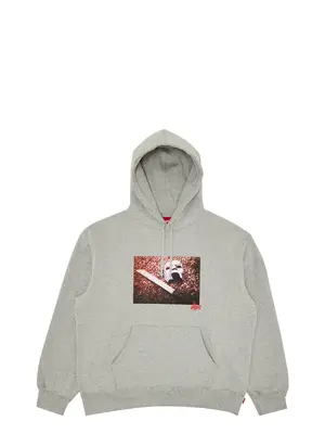 Supreme Mf Doom Hooded Sweatshirt - Grey