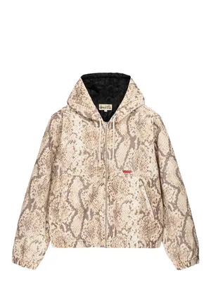 StÜssy Canvas Insulated Work Jacket - Tan