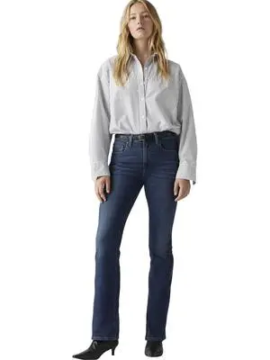 LEVI'S 725 High-Rise Bootcut Jeans 26x30 Blue Wave
