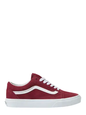 VANS Old Skool Pig Suede Sneakers - Red