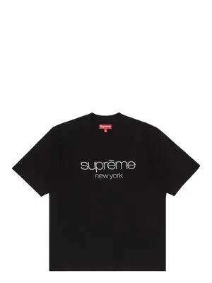 Supreme Classic Logo Short-sleeve Top 'black' Black