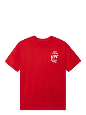 ANTI SOCIAL SOCIAL CLUB X Ufc Self Titled Tee - Red