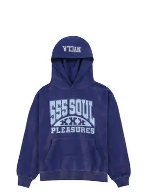 PLEASURES 53x Inside Out Hoodie - Blue