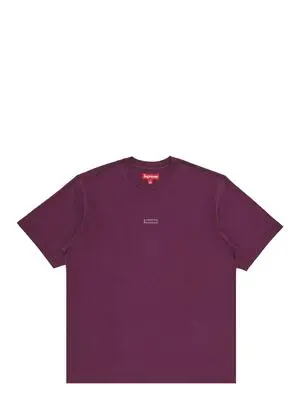 Supreme High Density Small Box Short-sleeve Top 'plum' Purple