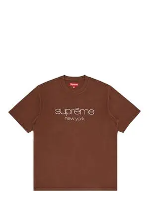 Supreme Classic Logo Short-sleeve Top - Brown