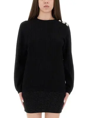 Balmain Knitted Top - Black