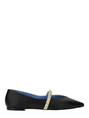 Alexander McQueen Leather Ballerinas - Black