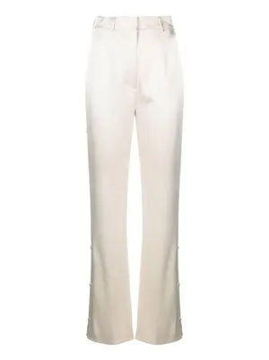 Nanushka Felina Satin Pants - Neutrals