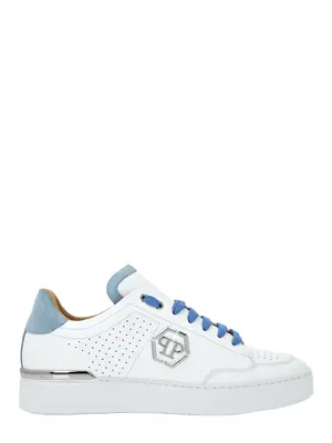 Philipp Plein Hexagon Panelled Low-top Sneakers - White